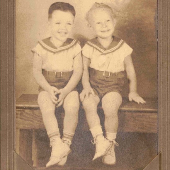 Art | Vintage Cabinet Card Twins Or Siblings Dressed Alike Instant ...